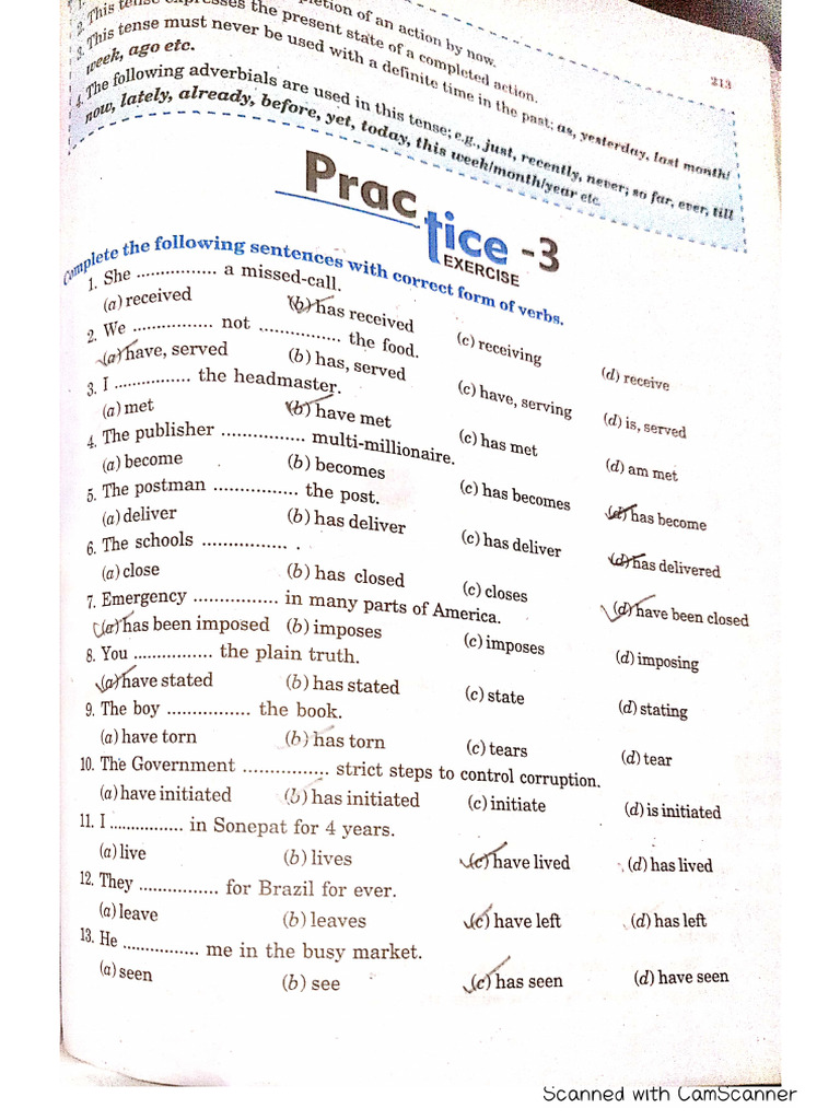 Present Perfect and Present Perfect Continuous Tense | PDF