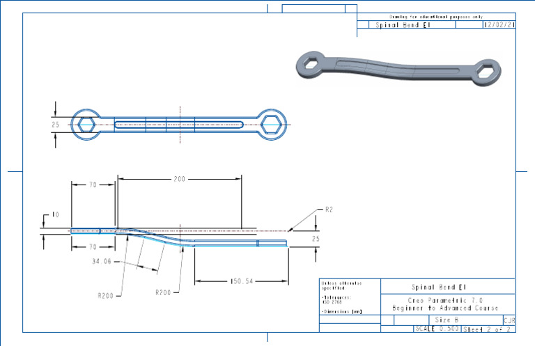 Spinal Bend E1 1 ENG DRW | PDF