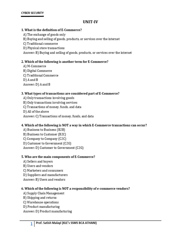 Module 4 MCQ of Cyber Security | PDF | Security | Computer Security