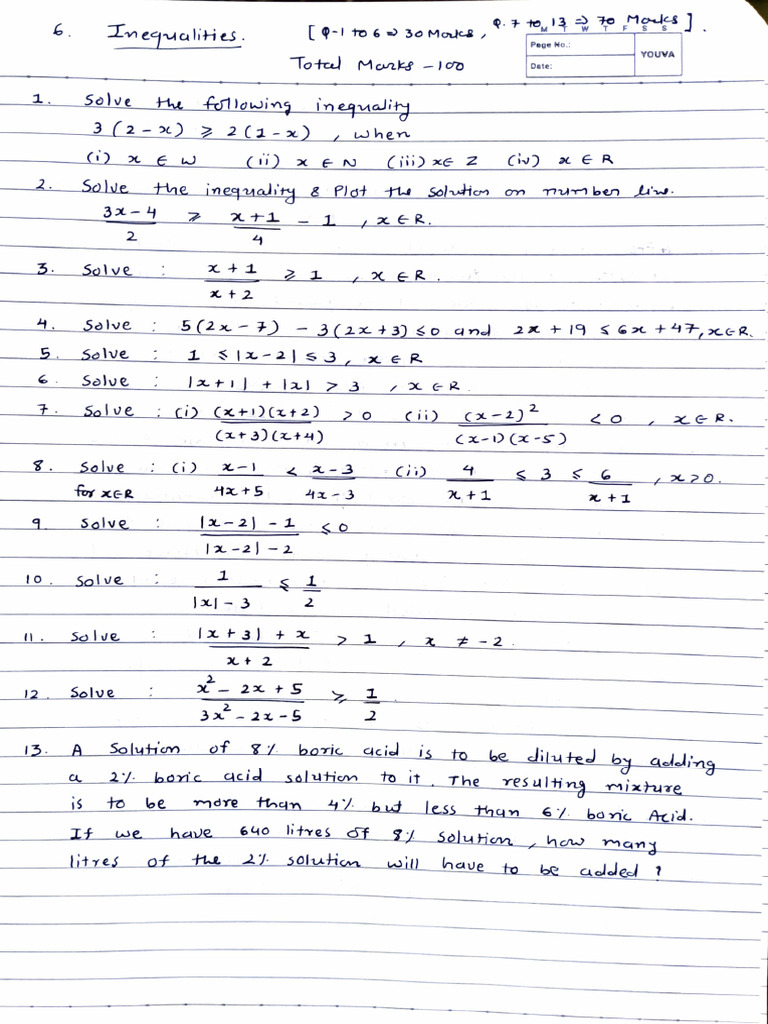 Solve and Graph Inequalities Guide | PDF