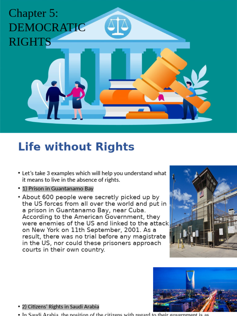 Chapter 5-Democratic Rights | PDF | Justice | Crime & Violence