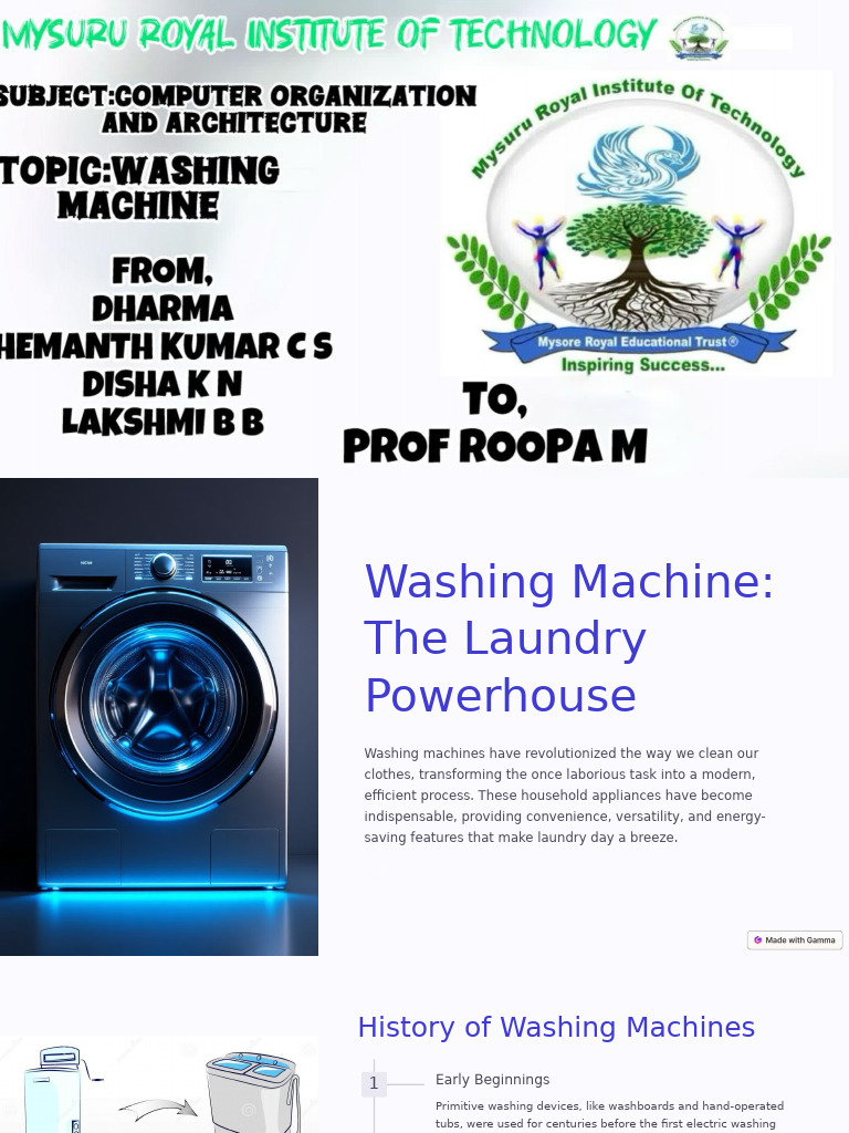Choosing the Right Washing Machine | PDF | Washing Machine | Laundry