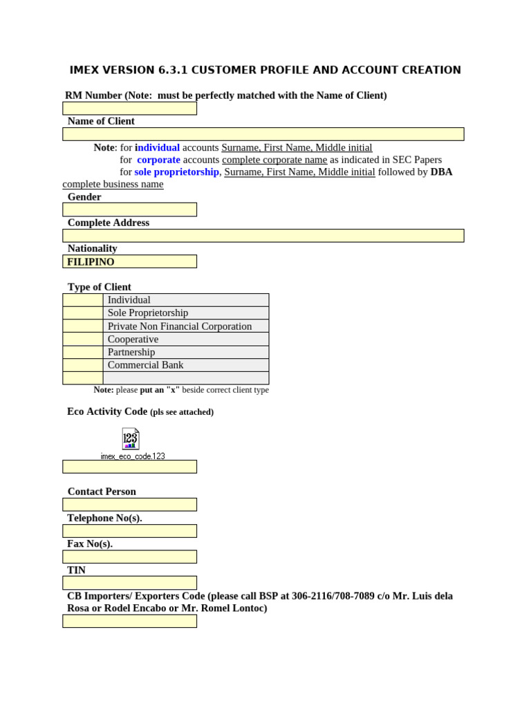 Imex Version 6 | PDF