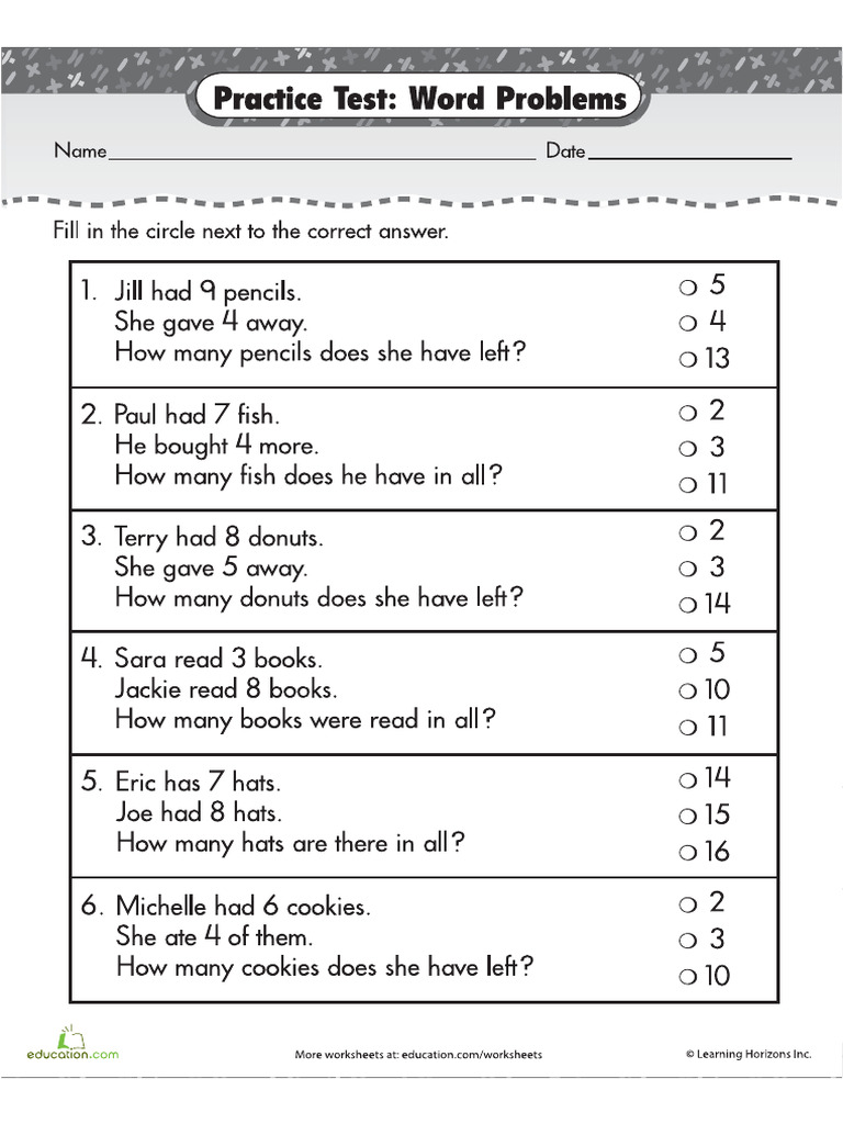practice-test-word-problems1 | PDF