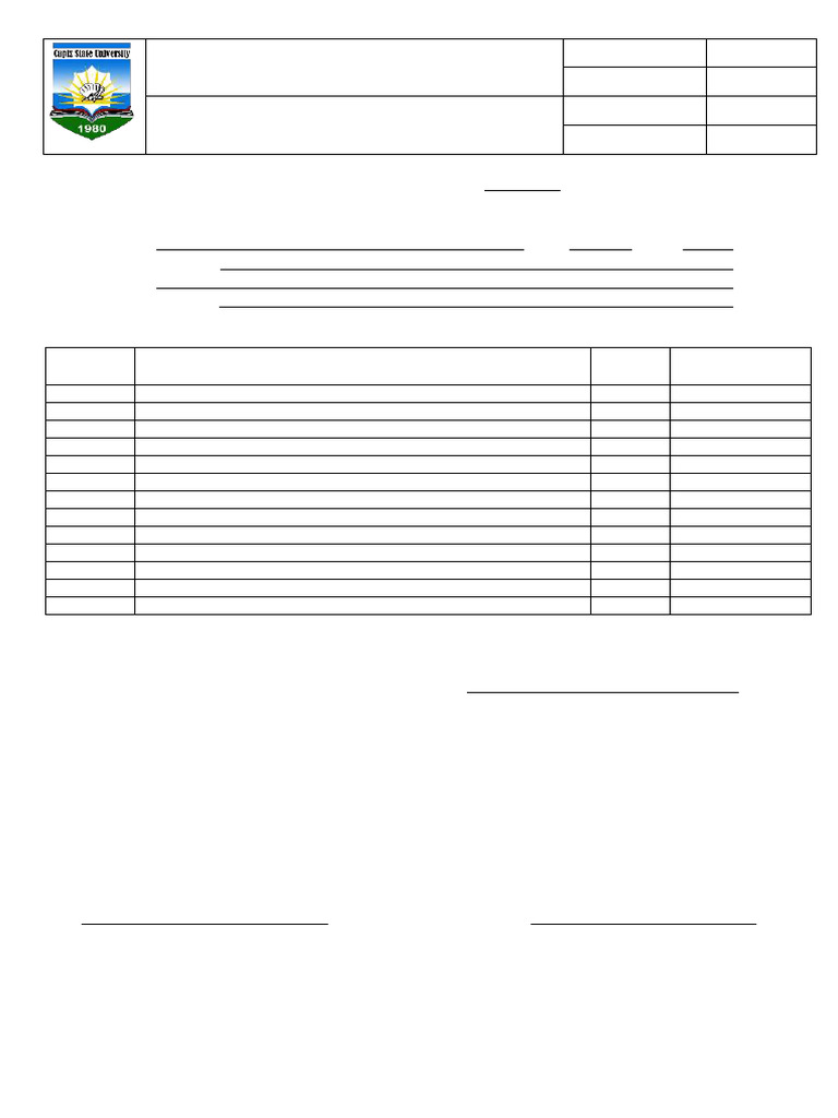 Pre-Registration Form Template | PDF