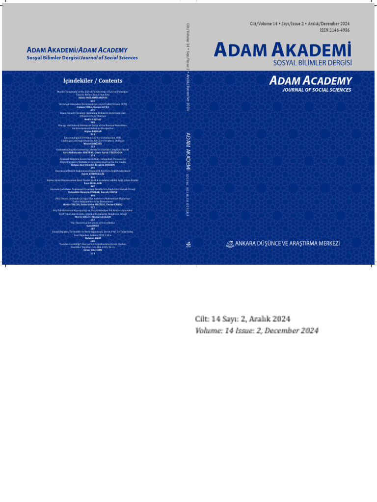 ADAM AKADEMİ V14N2 | PDF
