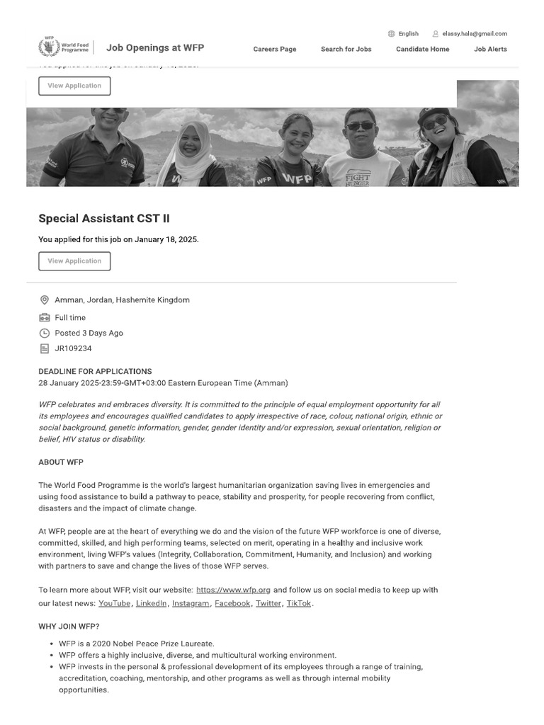 Special Assistant CST II | PDF