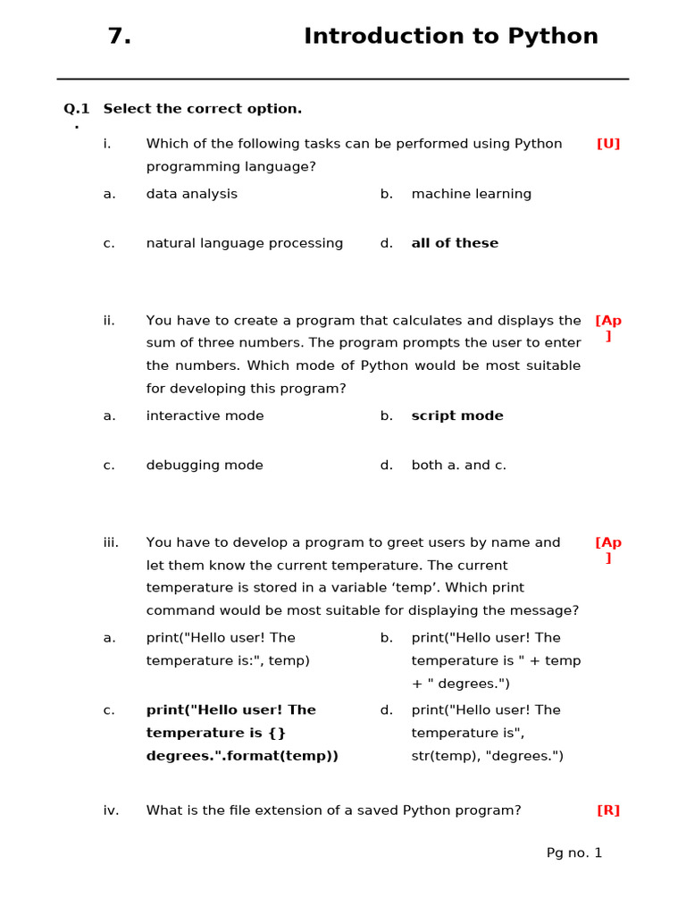 Python Basics and Exercises | PDF | Data Type | Python (Programming Language)