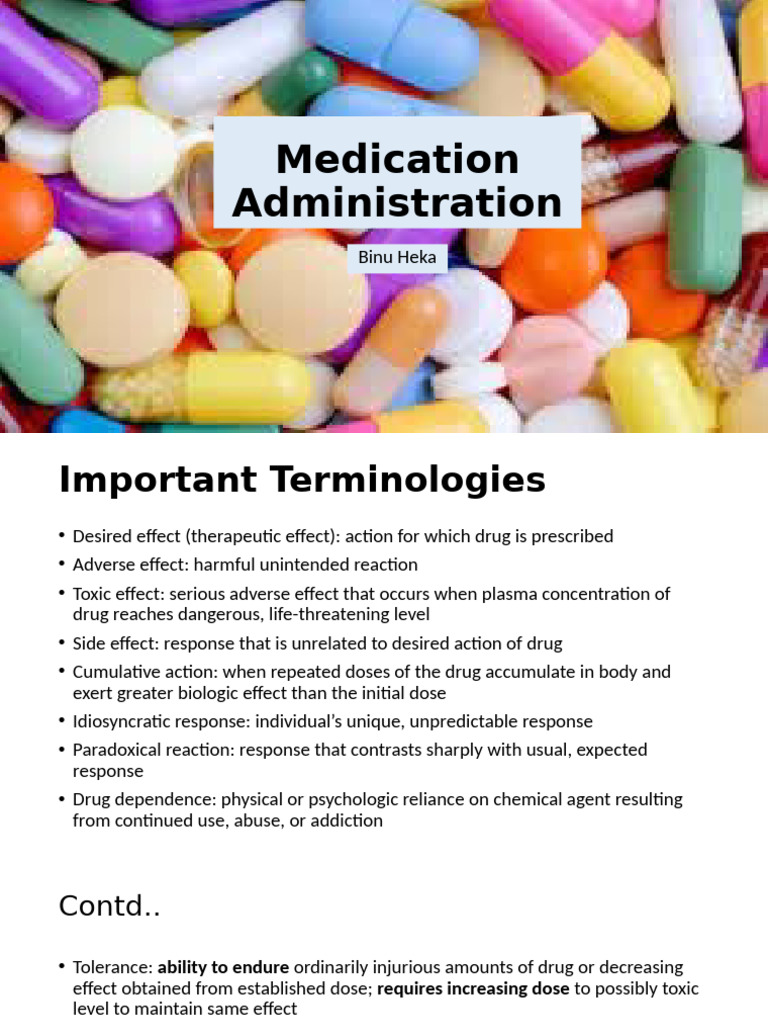 Nclex Medication Administration | PDF | Intravenous Therapy | Medicine