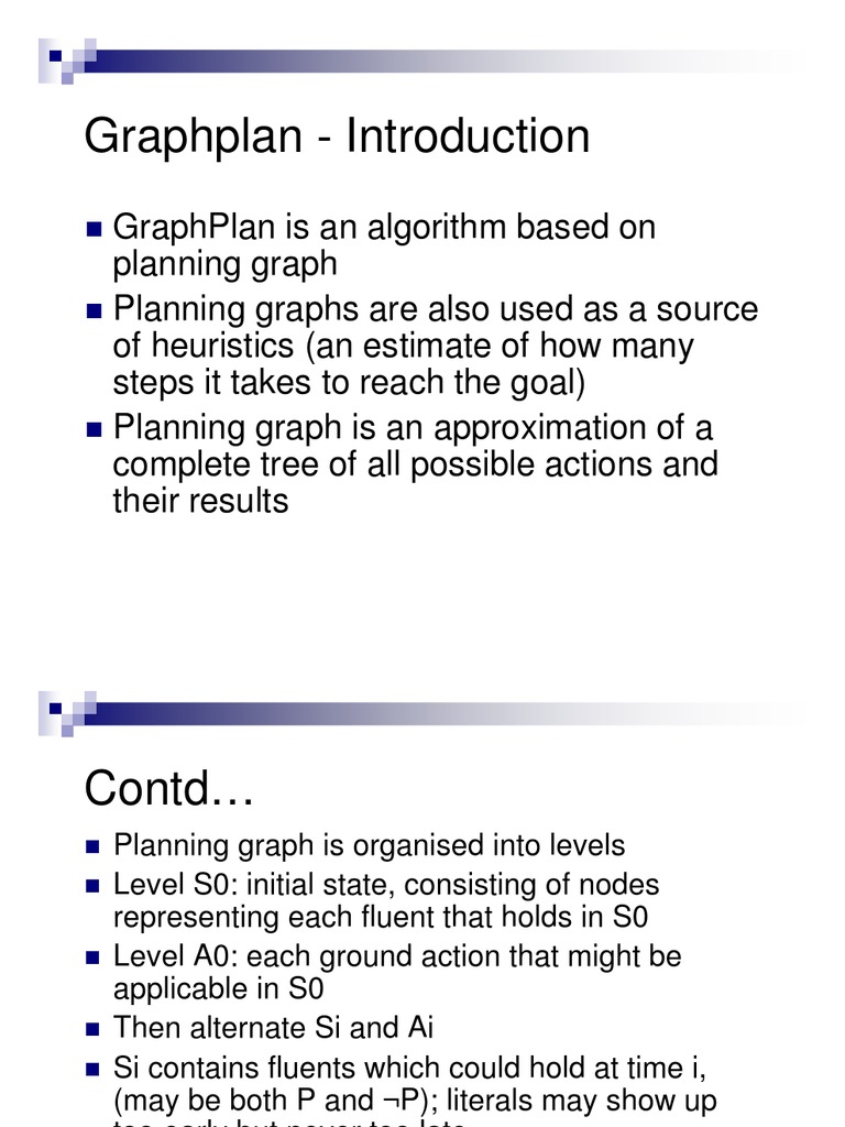 Graphplan Introduction 1 | PDF | Algorithms | Teaching Mathematics