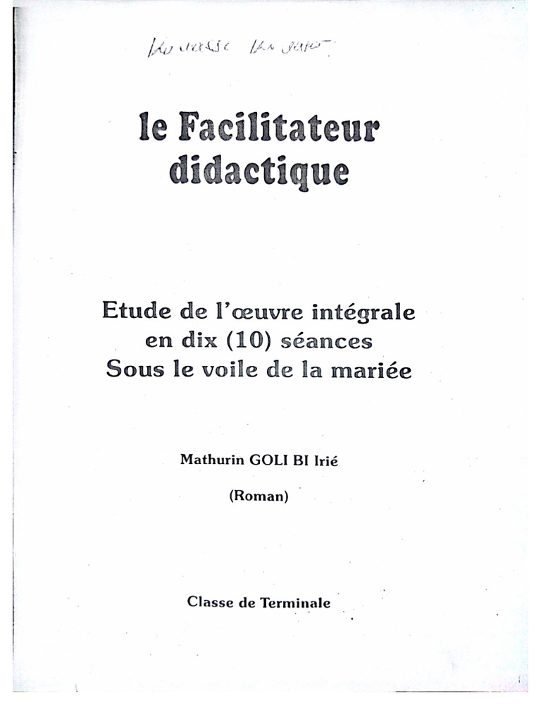 Facilitateur Sous Le Voile de La Mariée | PDF