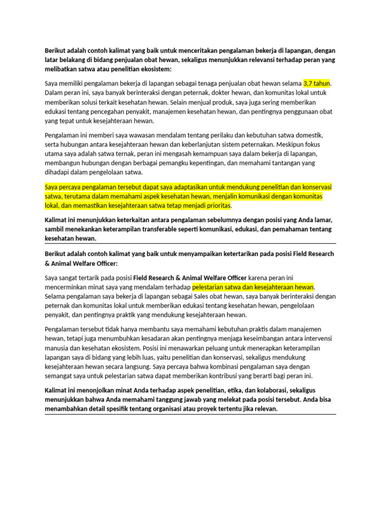 Interview ASPI | PDF