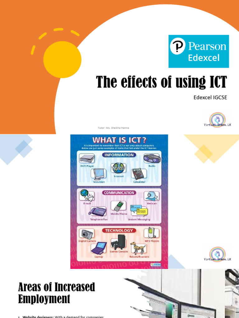 Chapter 5 - The Effects of Using ICT | PDF | Employment | Computer Science