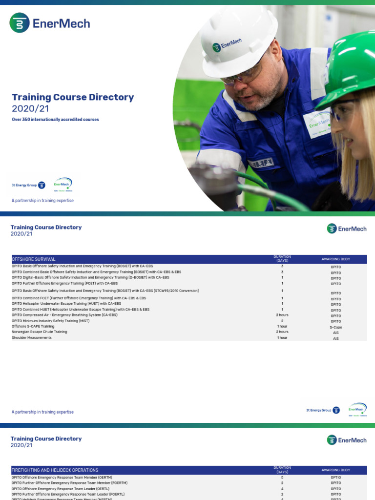 3t-EnerMech-Course-Directory | PDF | Nondestructive Testing | Pipe ...