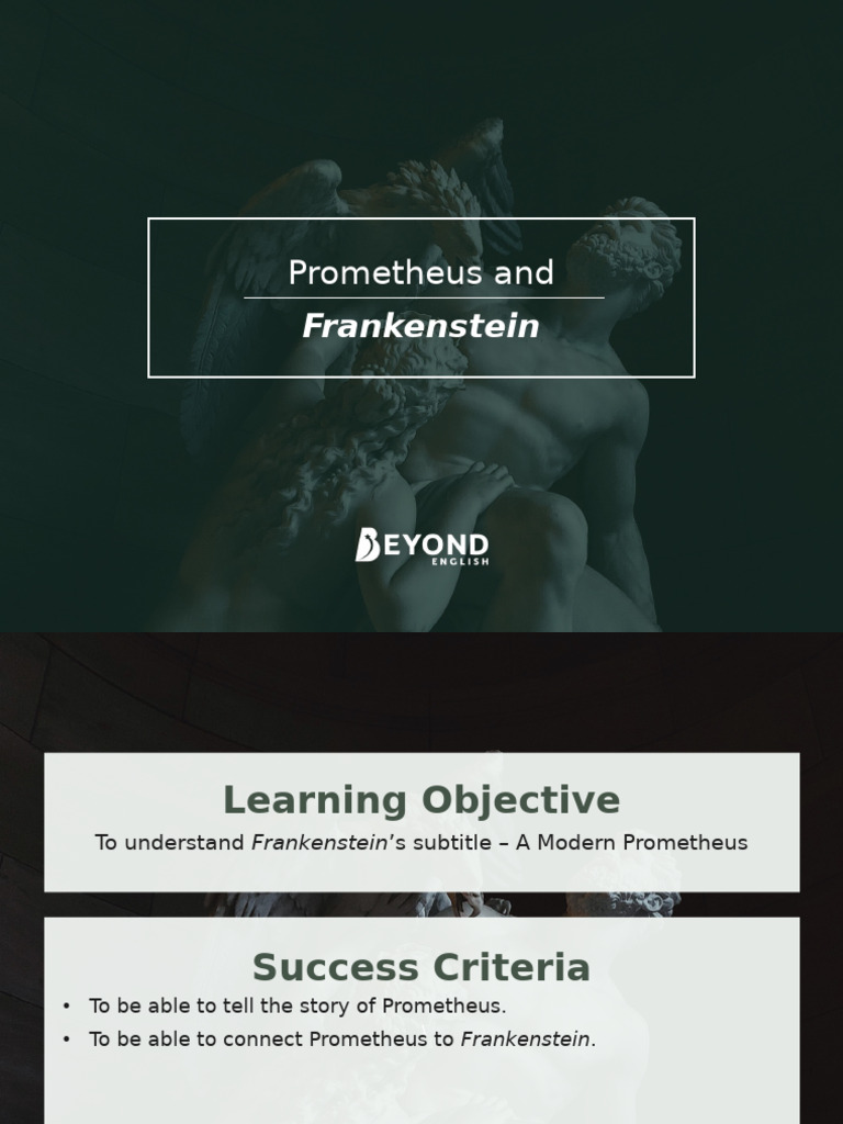 Prometheus and Frankenstein | PDF | Prometheus | Zeus