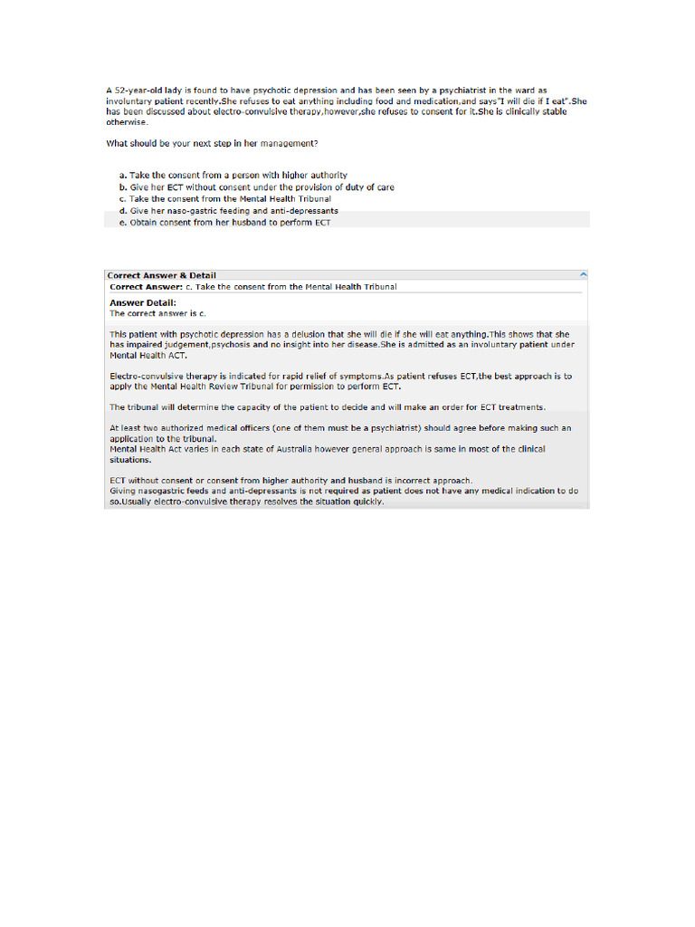 psychiatry 2a | PDF