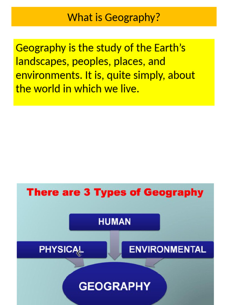 Intro to Geography for Students | PDF