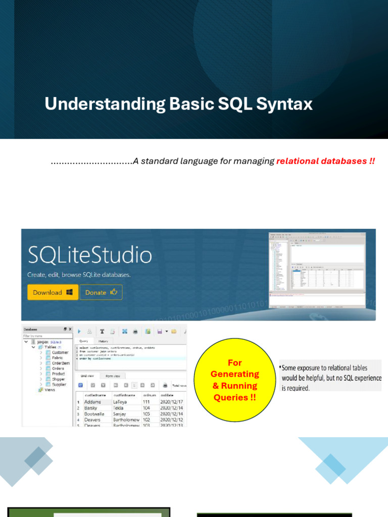 SQL Basics | PDF