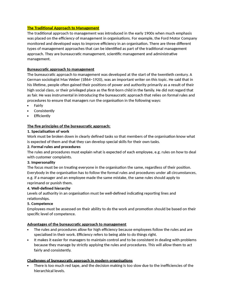 Week 3 - Lesson 12 The Traditional and Scientific Approaches To ...