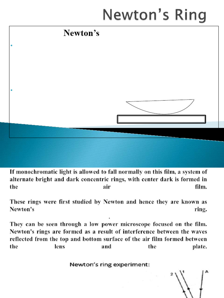 Newtons-Ring-ppt-for-btech-1 | PDF