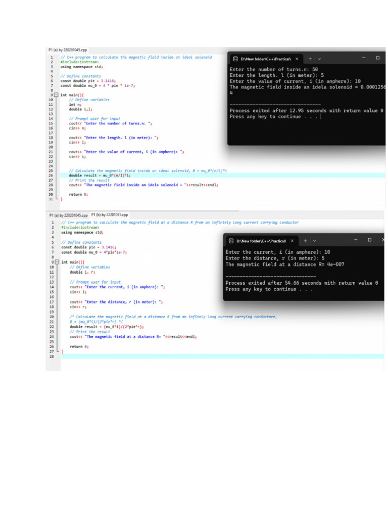 Programing Practical | PDF
