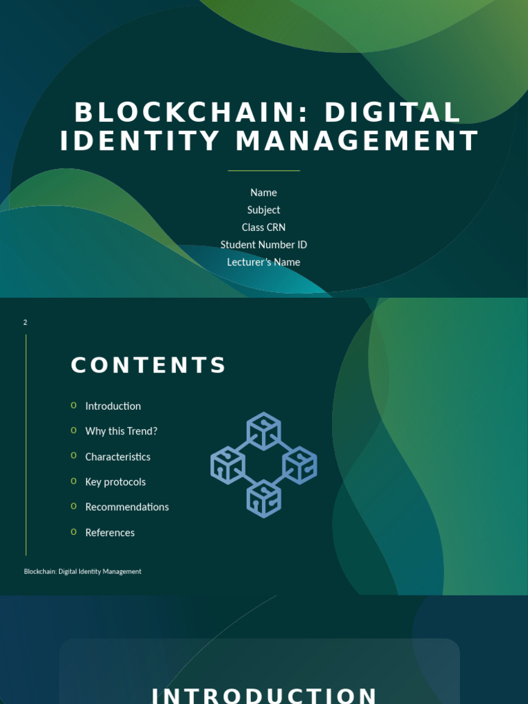 Blockchain - Digital Identity Management | PDF | Public Key Cryptography | Key (Cryptography)