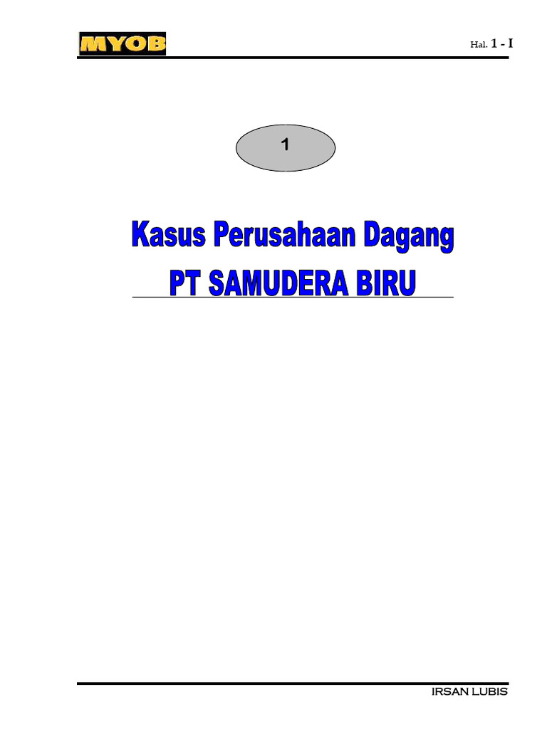 Soal Siklus PT SAMUDERA BIRU | PDF