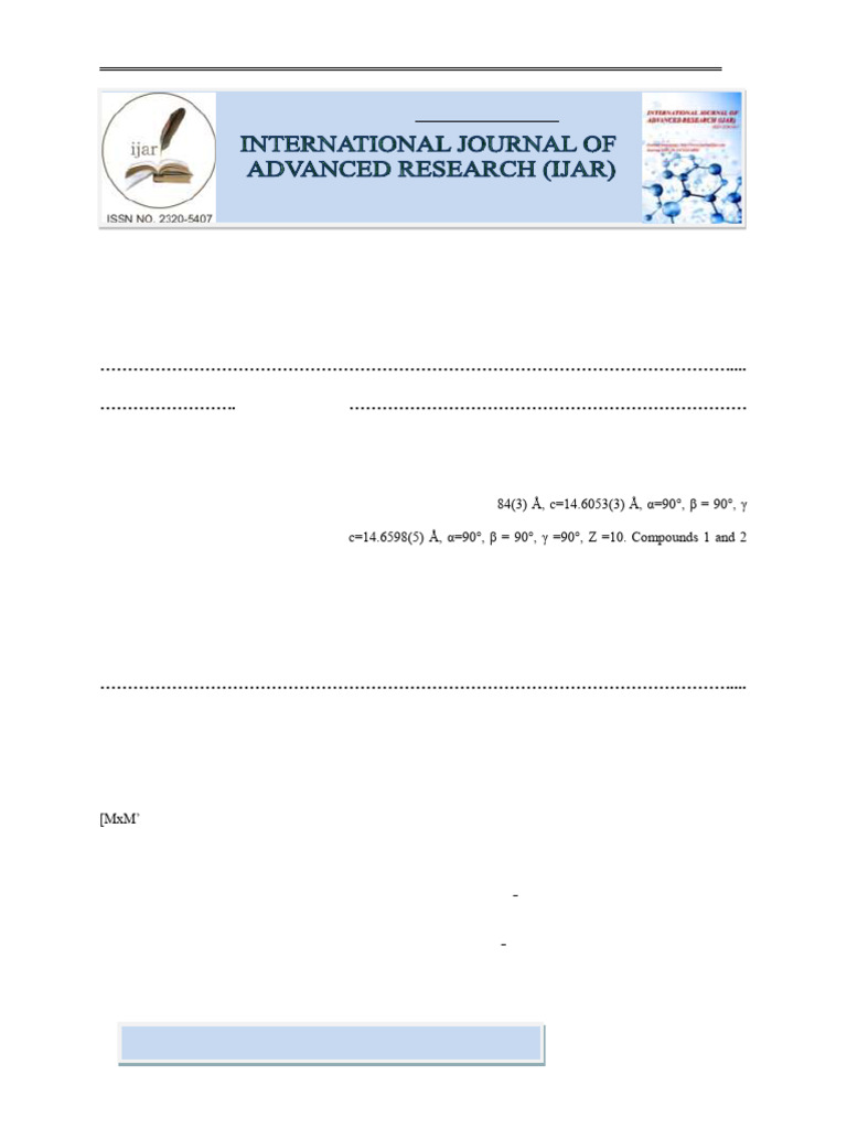 ANDERSON-TYPE POMS, SYNTHESIS AND ELECTROCHEMICAL AND PHOTO-CHROMISM ...