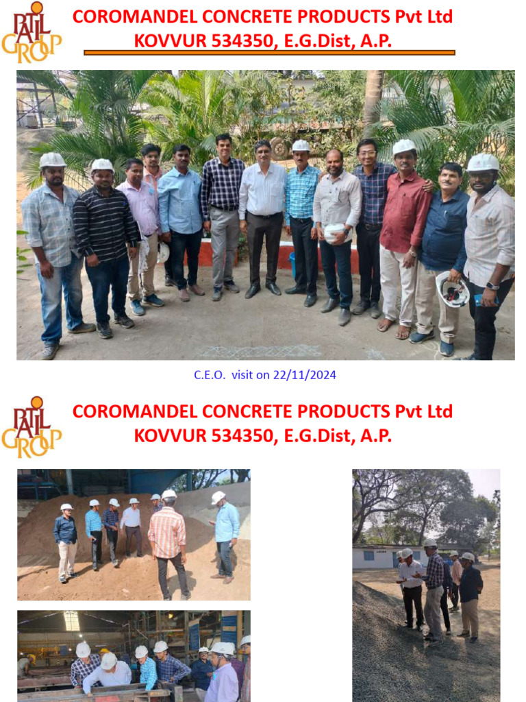CEO Visit Agenda for Coromandel Pvt Ltd | PDF