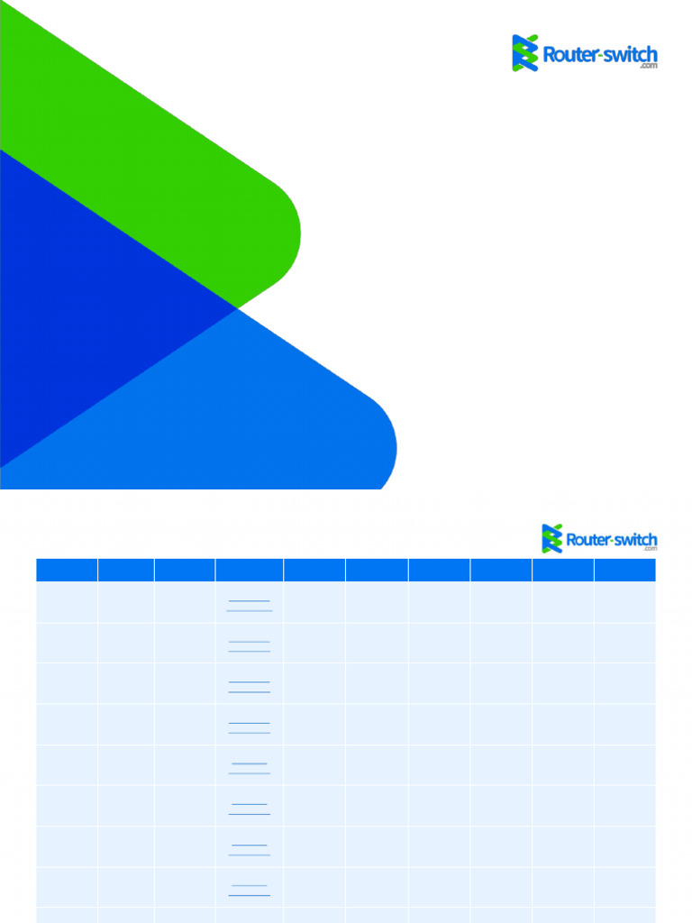Cisco Catalyst 9500 Switch Specs Guide | PDF | Network Switch ...