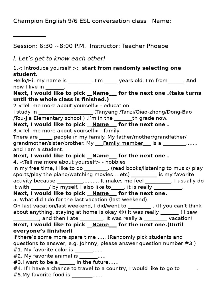 9:6 Conversation (Phoebe) | PDF