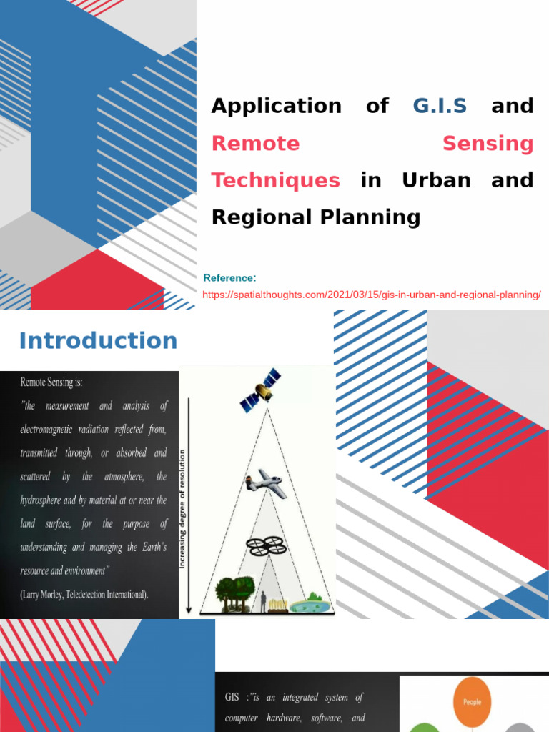 GIS and Remote Sensing in Urban Planning | PDF | Geographic Information ...