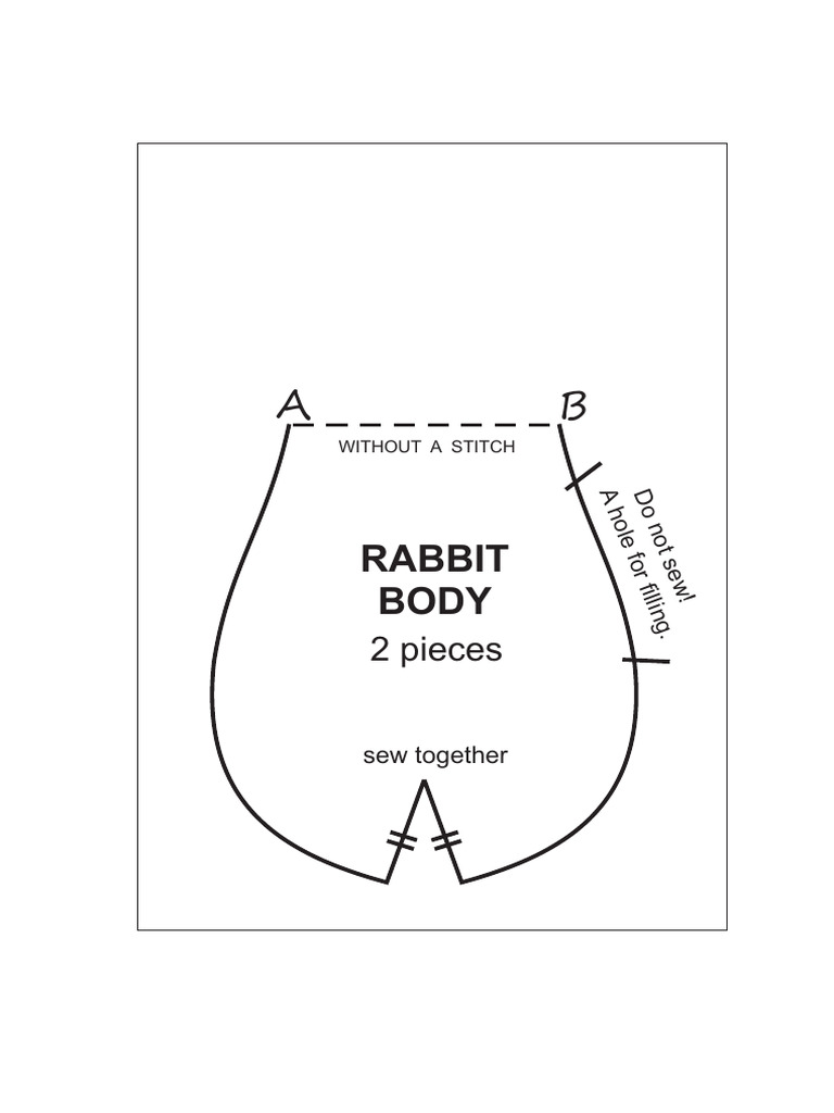 Vintage Rabbit Pattern | PDF