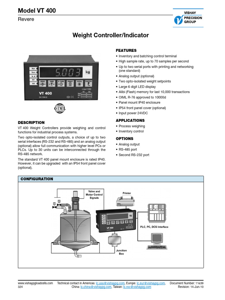 vt400 | PDF | Electricity | Electrical Engineering
