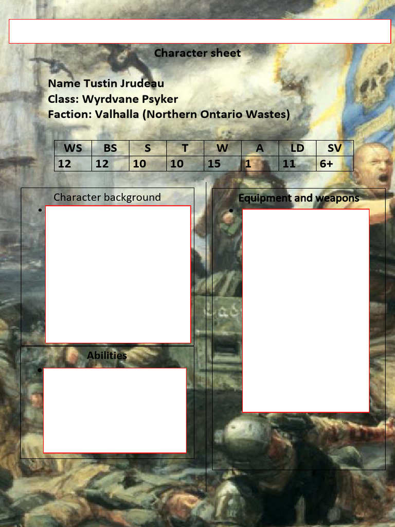 Sams_40k_DnD_Campaign_-_Character_sheet | PDF