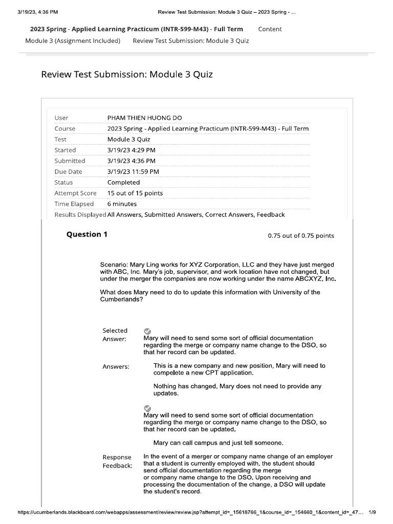 Module 3 Quiz2 | PDF