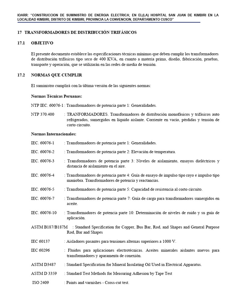 Wewew | PDF | Transformador | Aislador (Electricidad)