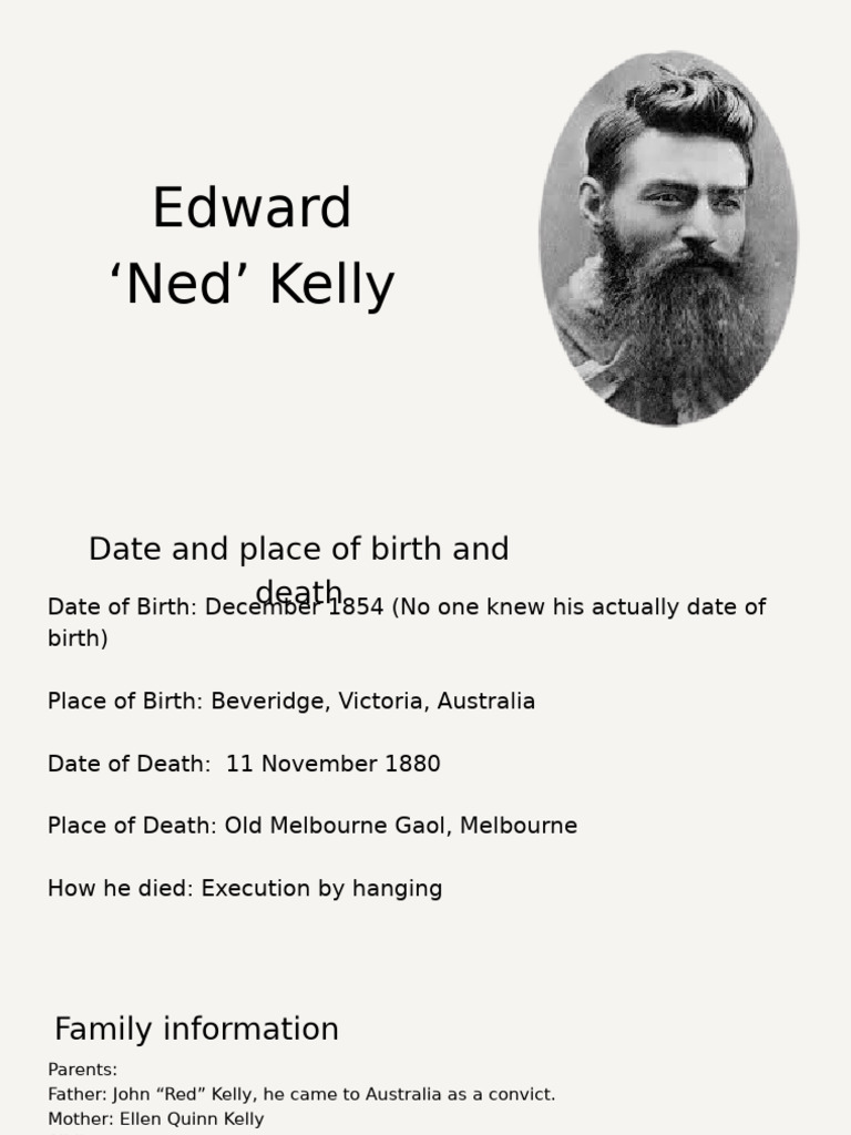 Edward Ned' Kelly | PDF