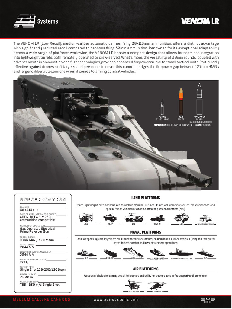 Venom LR Flyer Compressed | PDF | Ballistics | Firearms