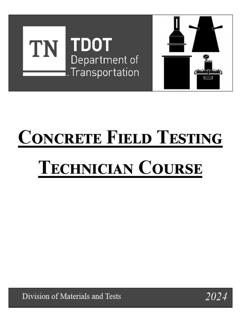 Concrete Field Testing Technician Course 2024 | PDF | Concrete ...