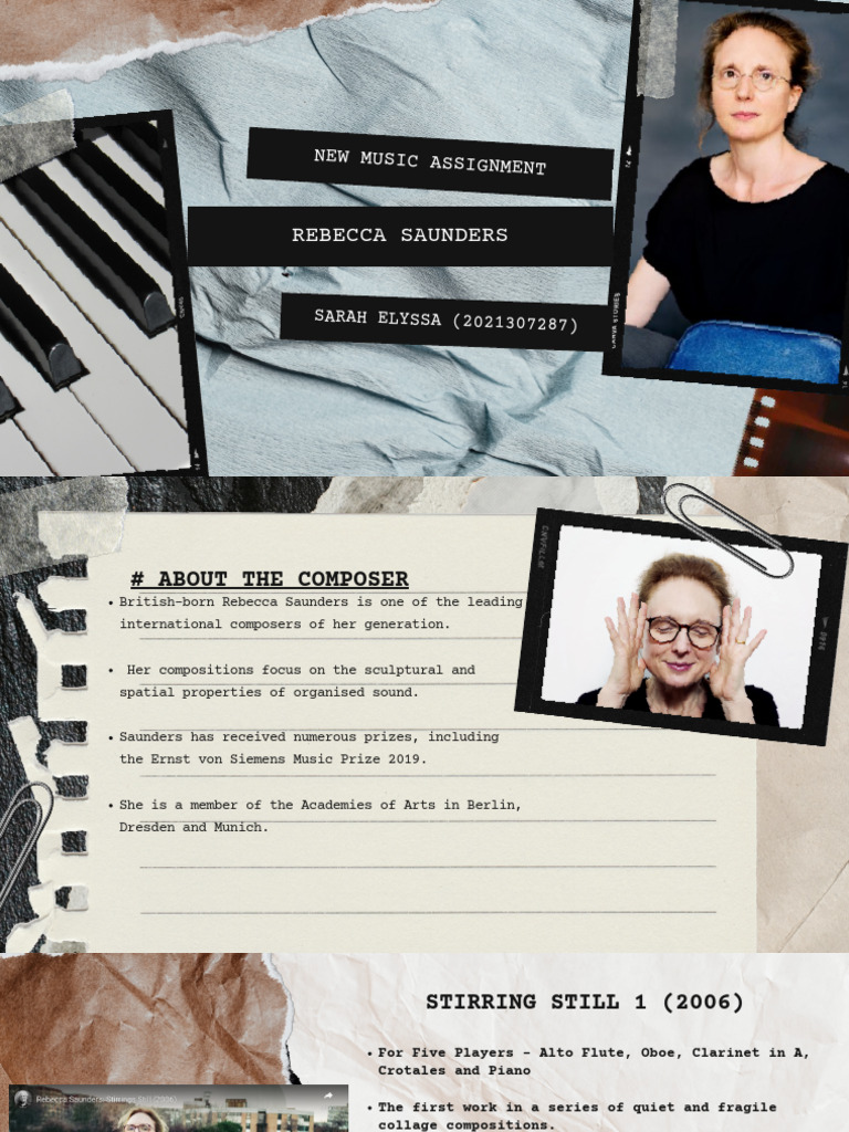 Rebecca Saunders | PDF