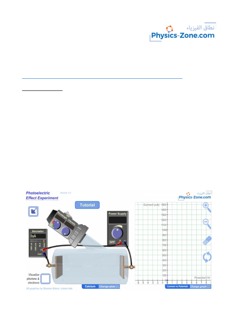 Simulation Manual Photoelectric Effect Experiment en | PDF ...
