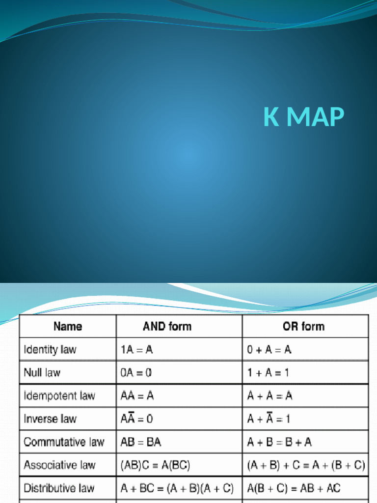 Simplifying Boolean Expressions with K-Maps | PDF