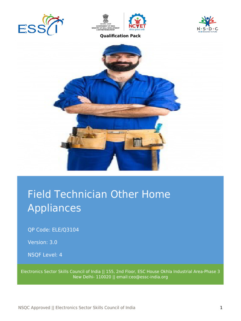 Field Technician Qualification Pack | PDF | Vacuum Tube | Power Supply