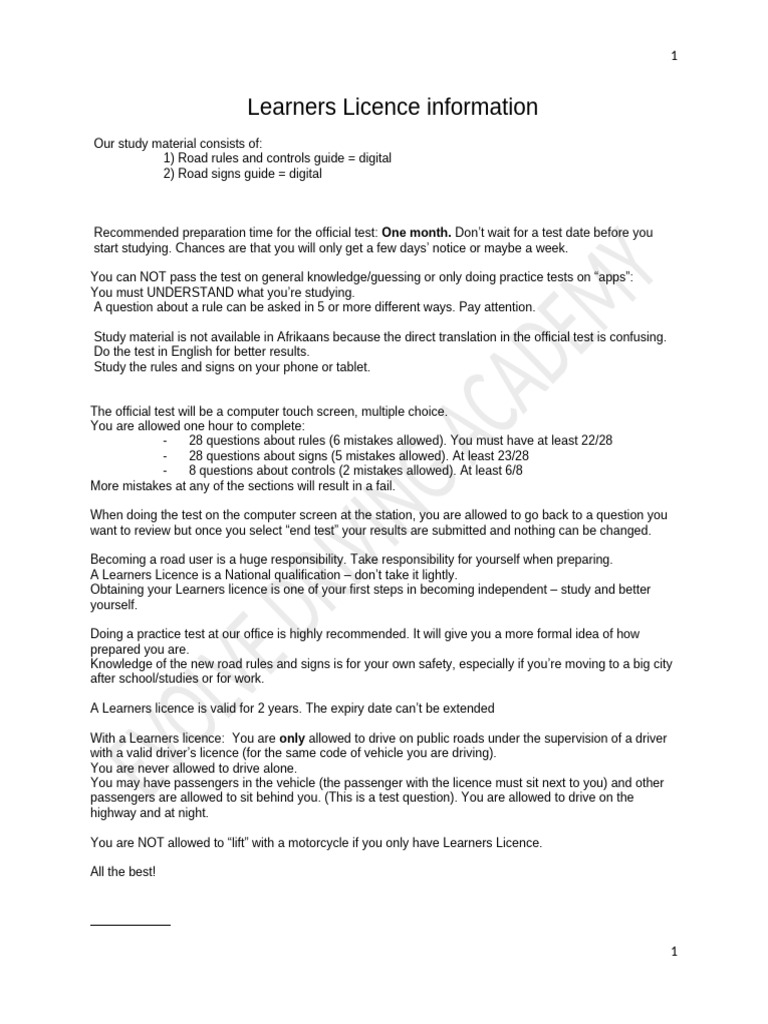 Evolve RULES Study Guide 2023 | PDF | Traffic | Driver's License