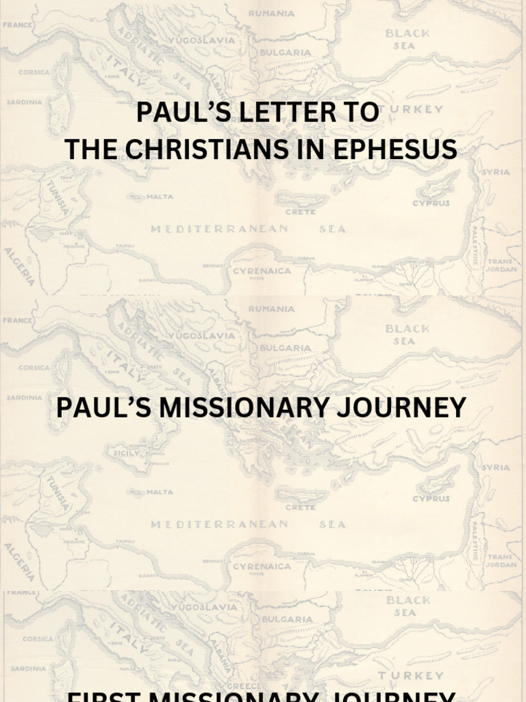 Paul's Missionary Journey | PDF | Paul The Apostle | Early Christianity