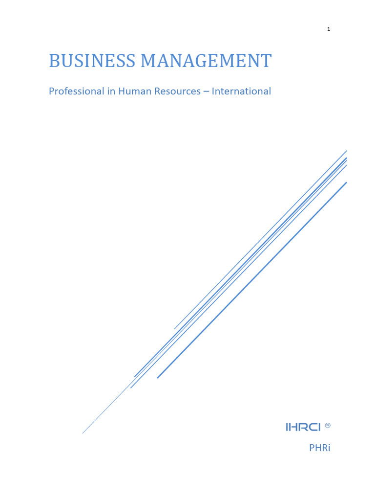 2025 PHRi Workbook Module 1 Preview | PDF | Organizational Culture ...