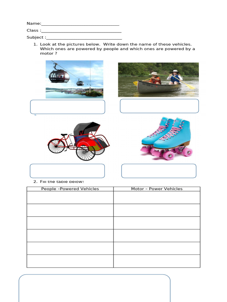 Types of Vehicles and Safety Rules | PDF | Wheel | Motor Vehicle