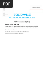 CSWP Practice Test Book: Certified Solidworks Professionals | PDF ...