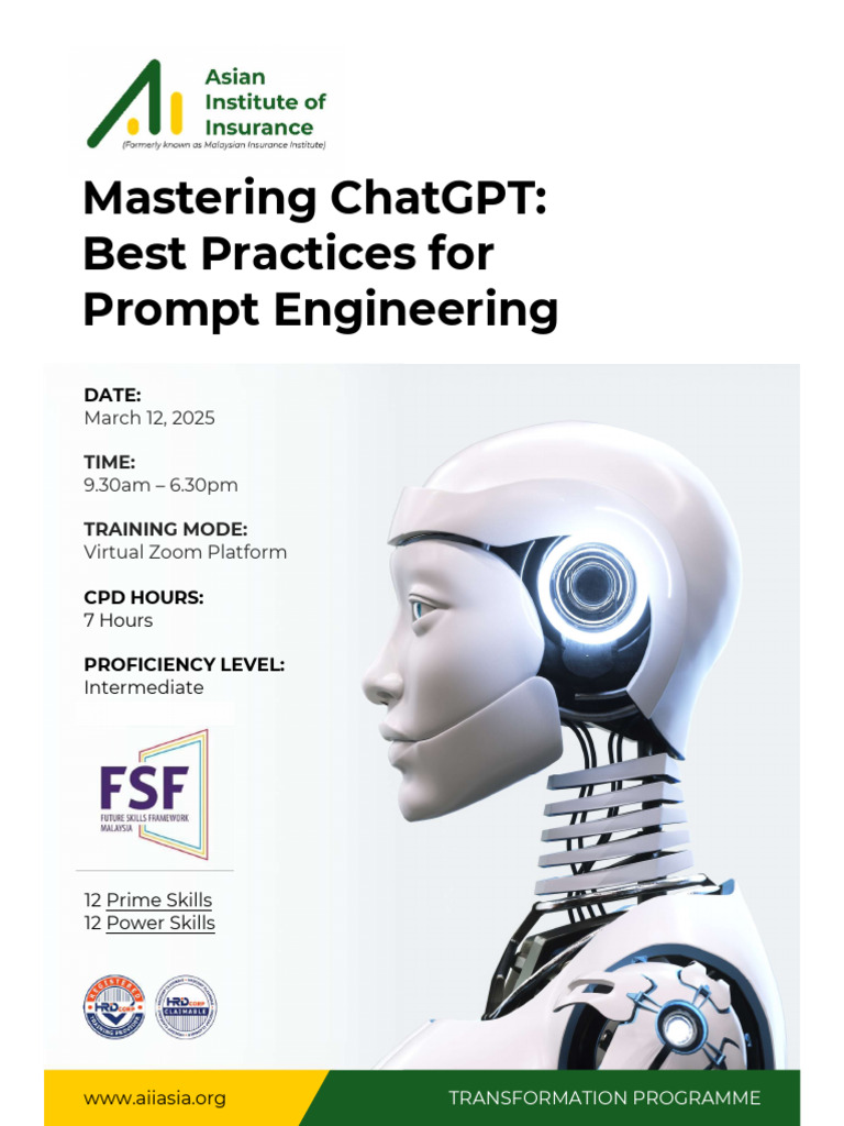 Mastering ChatGPT Best Practices For Prompt Engineering MY 20250203 v2 ...